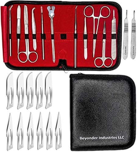 Dissection Kit 22 Pieces – Frog Dissection Kit, Pig Dissection Kit, for ...