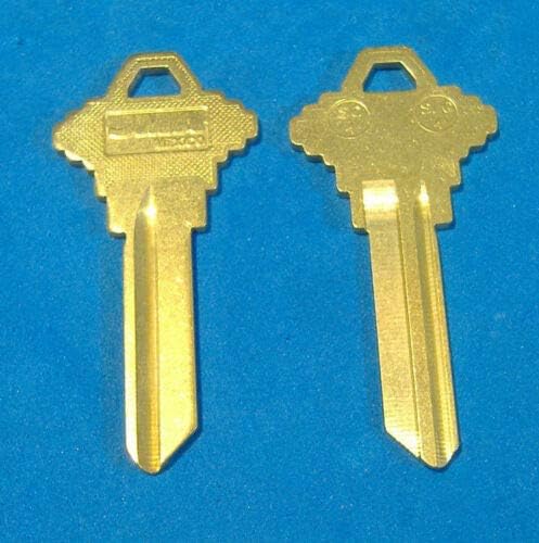 LOT of Five Locksmith SC4 6-PIN Key Blanks FITS SCHLAGE Solid Brass ...