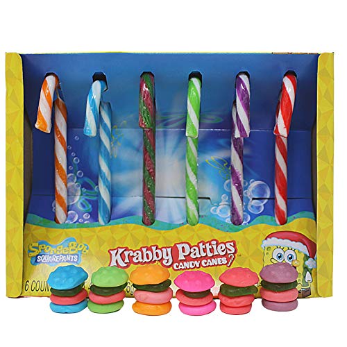 Spongebob SquarePants Gummy Krabby Patties and Candy Canes for sale ...