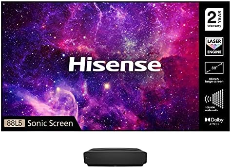 Hisense 88L5VGTUK Sonic Screen (88 Inch) Laser TV (88 Bionic Sound ...