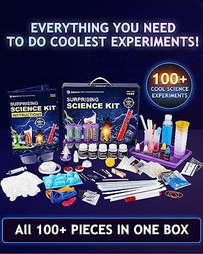 Japace 100+ Experiments Science Kit for Kids Age 4-12 Year Old, Cool ...