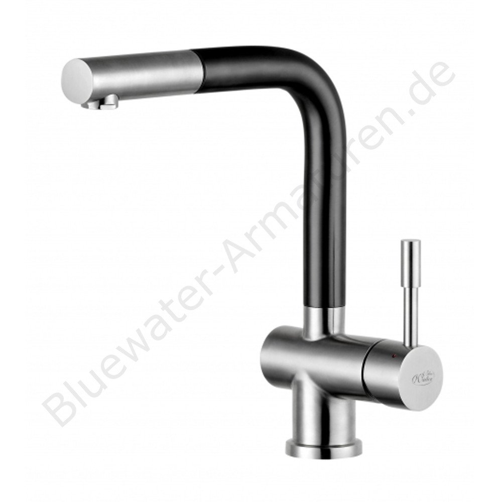 Mua Bluewater Corsa Inox Stainless Steel Solid Black Matt Kitchen Tap ...