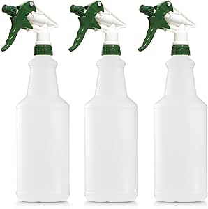 Amazon.com: Empty Plastic Spray Bottle 32 Ounce, Professional Chemical ...
