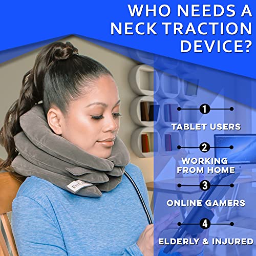 EverRelief Cervical Neck Traction Device for Instant Neck Pain Relief ...