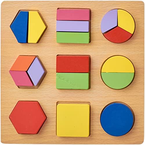 Wooden Geometric Shapes Puzzle For Kids price in Egypt | Amazon Egypt ...