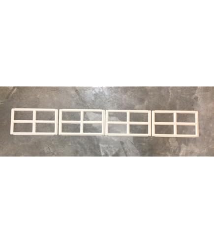 Short Panel Window Inserts Set Of 4 Clopay Full Sunset Decorative ...