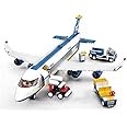 Amazon.com: City Airport Passenger Airplane with Staff Minifigures and ...