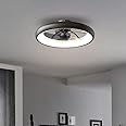 CIKASS Ceiling Fan with Lights Dimmable LED Reversible Blades Timing ...