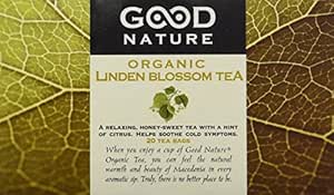Amazon.com : Good Nature Organic Linden Blossom Tea, 1.07 Ounce, 20 tea ...