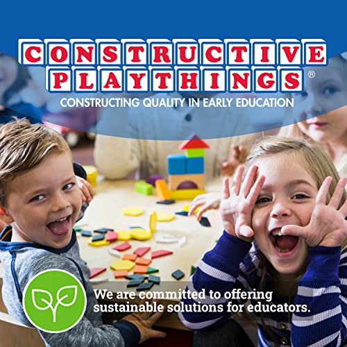 Constructive Playthings Messy Trays, 40% Thicker Plastic Construction ...