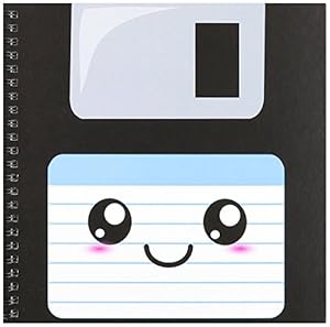 Amazon.com: 3dRose db_57450_1 Kawaii Cute Happy Floppy Disk, Retro ...