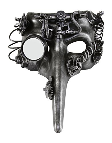 Buy KAYSO INC The Plague Doctor Victorian Steampunk Bauta Full Face ...
