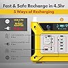 Shell Portable Power Station, 583Wh Solar Generator (Solar Panel ...