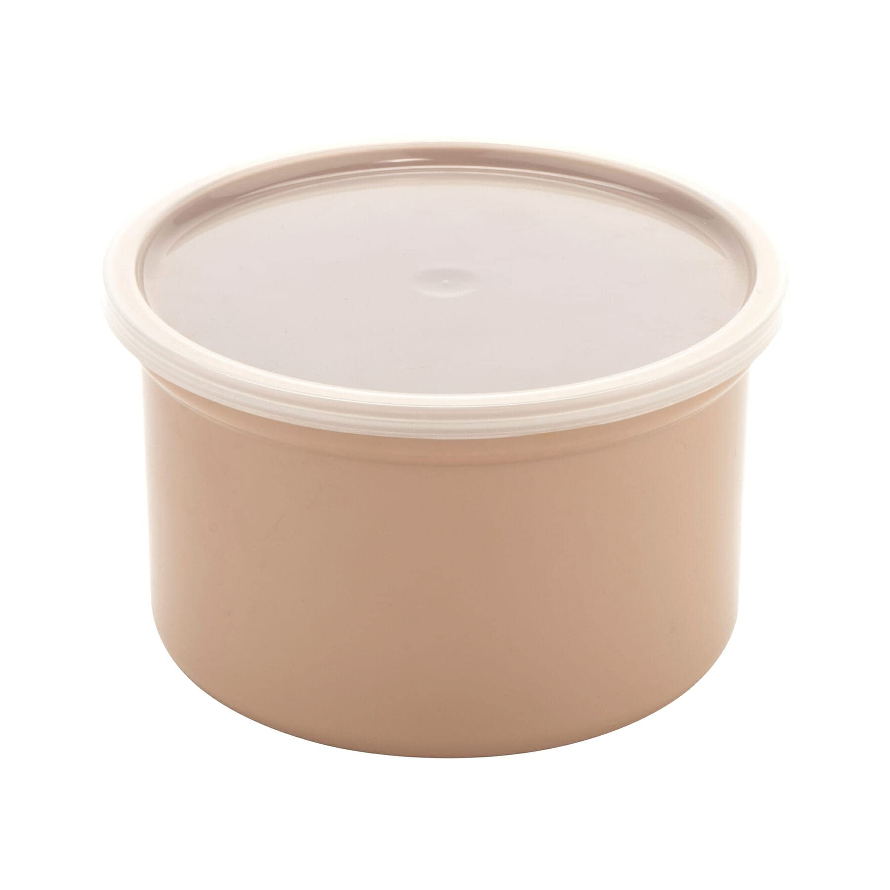 G.E.T. CR-0150-T Round Food Storage Crock w/ Lid, 1.5 Quart, Tan (Set ...