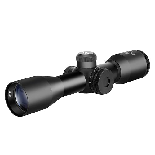 4x32 Short Rifle Scope,Hunting Crossbow Scope,Five-line Ranging ...