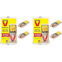 Amazon.com : VICTOR Easy Set Mouse Trap - 2Pk (Pack of 2) : Patio, Lawn ...