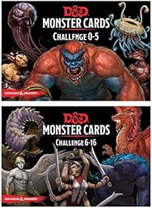Amazon.com: D&D: Monster Cards 5e Bundle Including Monster Cards ...