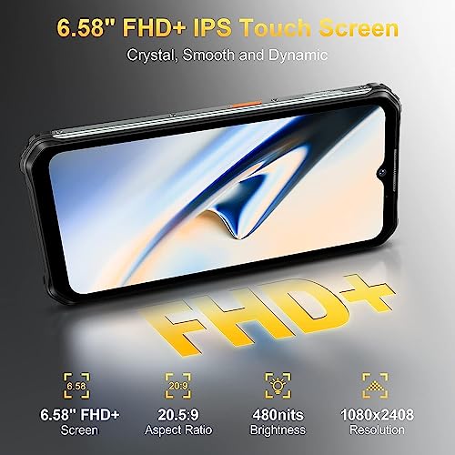 OUKITEL WP22 Rugged Smartphone Unlocked,13GB RAM+256GB ROM,10000mAh ...