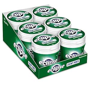 Eclipse Spearmint Chewy Mints, 93g Bottle (6 packs): Amazon.com.au ...