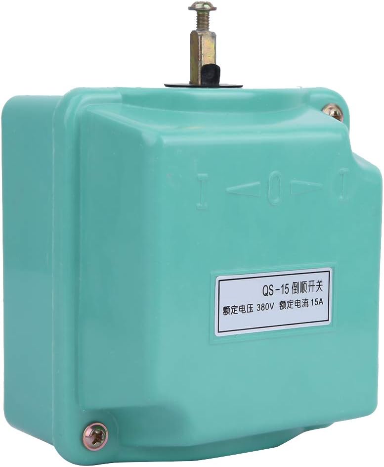 Vobor QS-15 380V 15A Forward Reversing Drum Switch, Reverse Motor ...