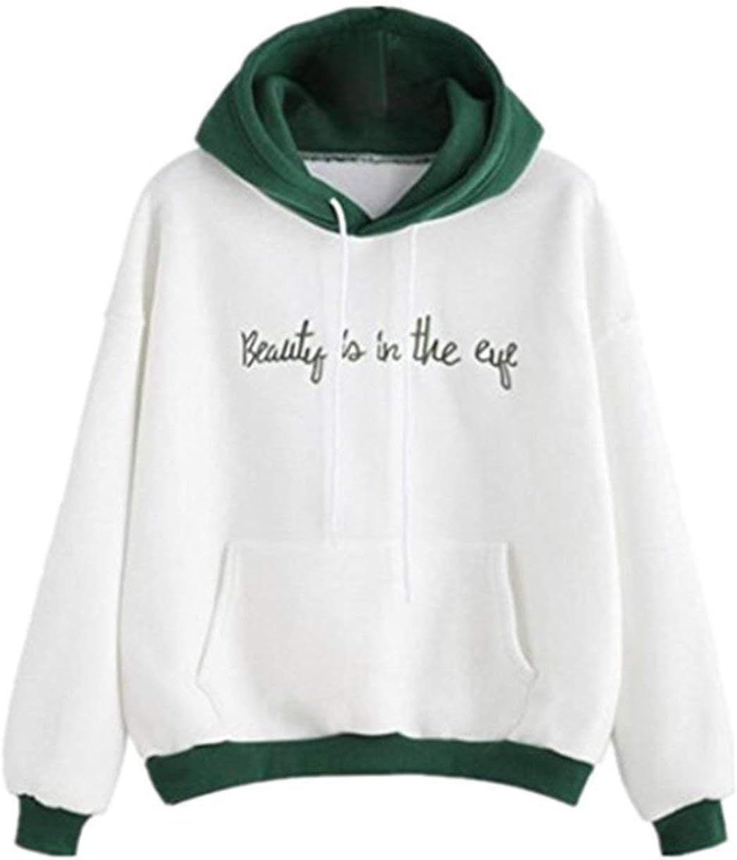 Sudadera con Capucha Mujer Otoño Invierno Caliente Espesar Sudaderas ...