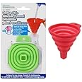 Amazon.com: Small Collapsible Silicone Funnel Helpful In Pouring Liquid with Precision, 3 Inches ...