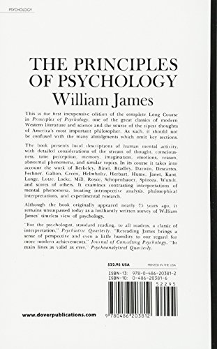 The Principles of Psychology, Vol. 1 - Best Psychology Books ⋆ Best ...