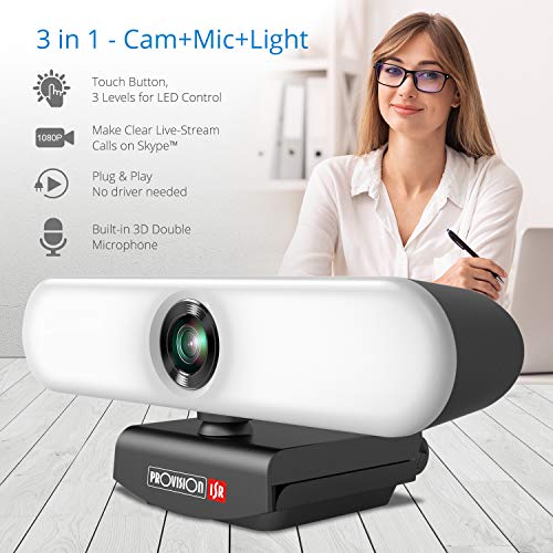 Provision ISR Webcam with Light – Professional Web Camera with ...