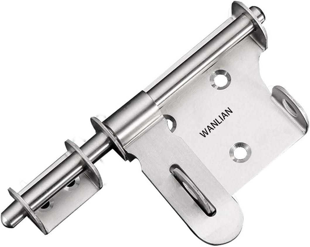 Sliding Bolt Gate Latch,Stainless Steel Latch Bolt Door Latch Lock ...