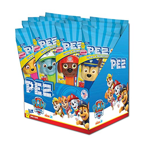 PEZ Candy Paw Patrol Dispensers (Individually Wrapped Candy Dispensers ...