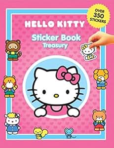 Amazon.com: Hello Kitty Sticker Book Treasury ~ 6 Books in 1 with Over ...