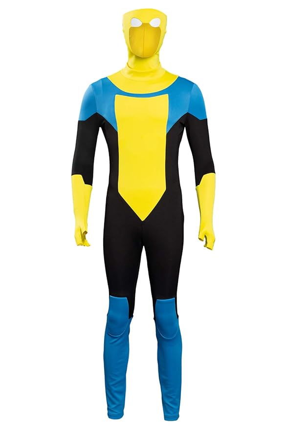 Buy NGOVINY Men’s Invincible Mark Grayson Cosplay Costume Jumpsuit ...