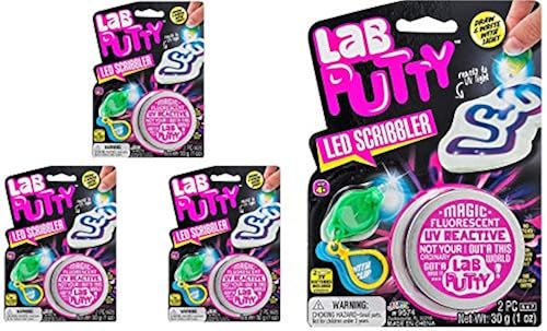 JA-RU Lab Putty Led Scribbler UV Light Reactive Slime Putty w ...