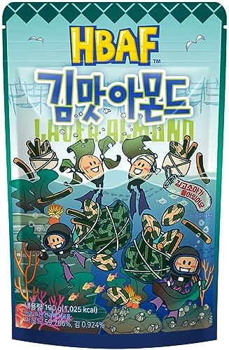[Official Gilim HBAF] Korean Laver Seasoned Almonds Nut Protein Snack | Nutritious & Gluten Free ...