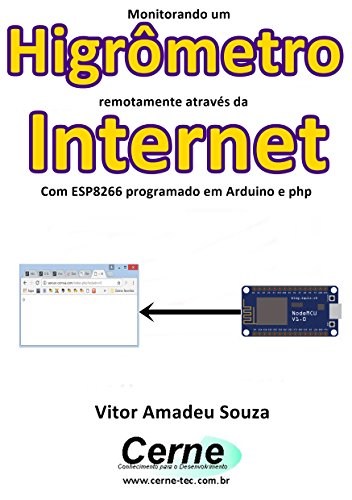 Monitorando um Higrômetro remotamente através da Internet Com ESP8266 programado em Arduino e ...
