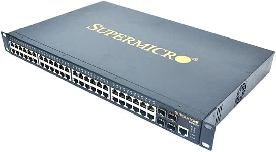 Amazon.com : Supermicro 52-Port Layer 2 Gigabit Ethernet Switch - 48 ...