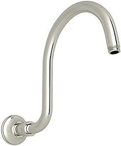 Rohl 1475/12PN Shower ARMS, Polished Nickel - Shower Arms And Slide ...