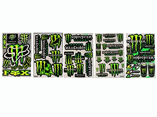 Green Monster Energy Fox Fox Racing Monster Energy Logo Black Green