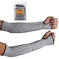 Amazon.com: Cut Resistant Sleeves 14-Inch Arm Protection Knit Sleeves ...