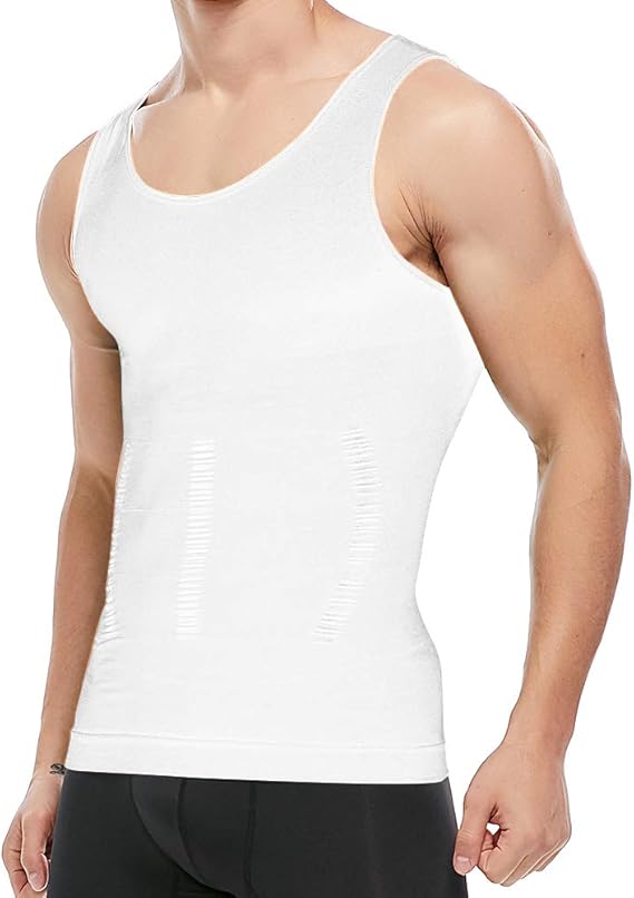 KOCLES Mens Athletic Compression Shirt Slimming Body Shaper Tank Top ...