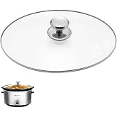 Amazon.com: Oval Slow Cooker Lid Large 8 QT Fits for Crock Pot Glass ...