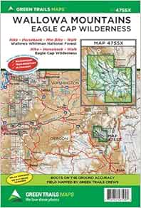 Wallowa Mountains, Eagle Cap Wilderness: Dharma Maps LLC, Kulshan ...