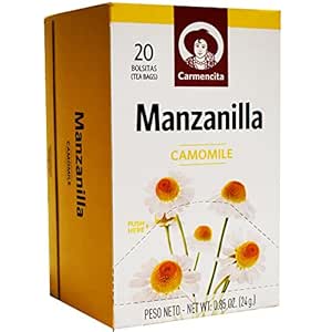 Amazon.com : Spanish Chamomile tea / Te de Manzanilla 20 bags : Herbal ...