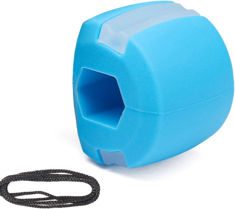 Jaw Exerciser Chew, Jawline Fitness Ball for Exercises Facial Muscles ...