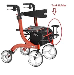 Amazon.com: Drive O2 Tank Holder - Drive Nitro Rollators - Heavy Duty ...