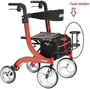 Amazon.com: Drive O2 Tank Holder - Drive Nitro Rollators - Heavy Duty ...