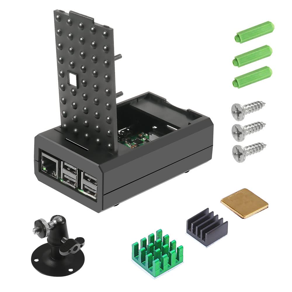 Mua for Raspberry Pi 4B Case Supporting Camera Installation with ...