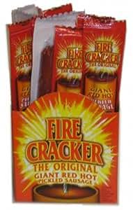 Amazon.com: PENROSE FIRE CRACKER GIANT RED HOT SAUSAGE 15CT BOX