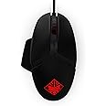 Amazon.com: OMEN by HP Wired USB Gaming Reactor Mouse (Black/Red) : Electronics