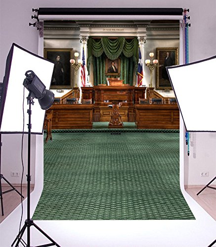 Buy Leowefowa 5X7FT Vinyl Photography Backdrop Interior Conference Room ...